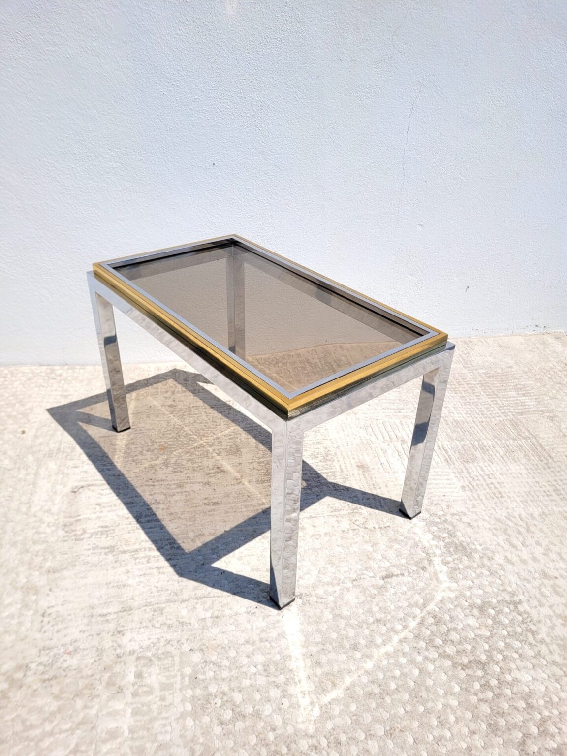 Table basse Flaminia par Willy Rizzo 1970 | Coucou Retro