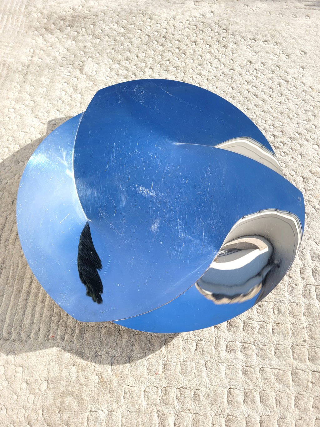 Coupe design Alessi Resonance 56cm inox | Coucou Retro