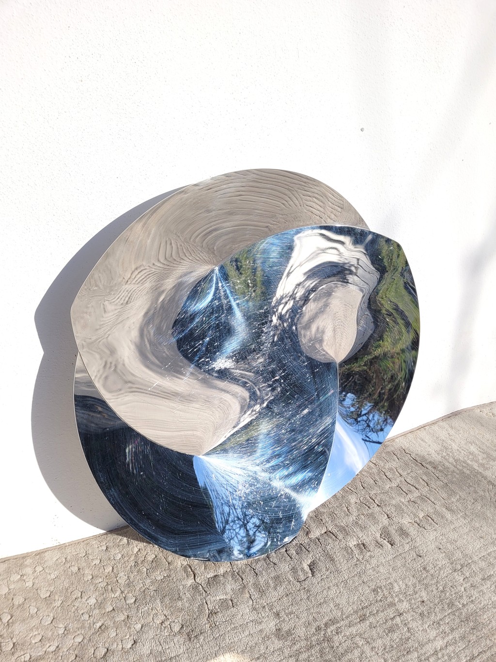 Coupe design Alessi Resonance 56cm inox | Coucou Retro